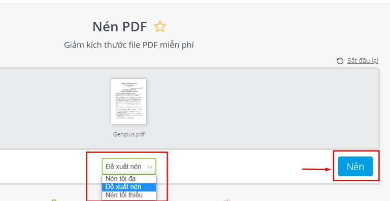 7 Cách nén file PDF trực tuyến (miễn phí 100%) - Update 2026