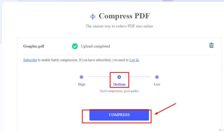 7 Cách nén file PDF trực tuyến (miễn phí 100%) - Update 2026