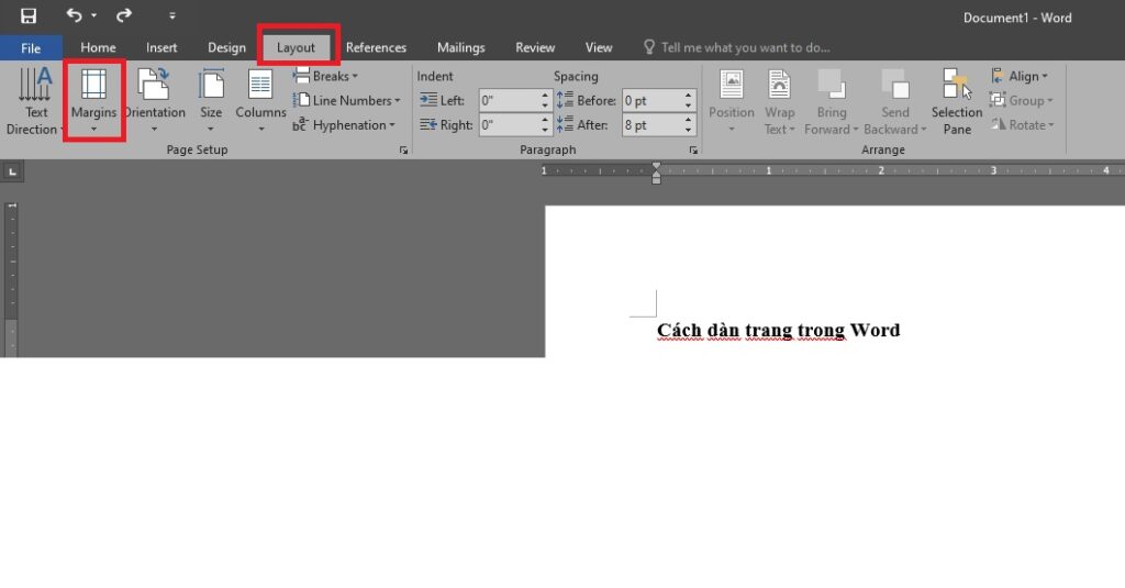 3 cách dàn trang trong Word đơn giản và nhanh chóng