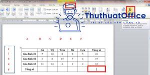 Cách tính tổng trong Word đơn giản năm 2024