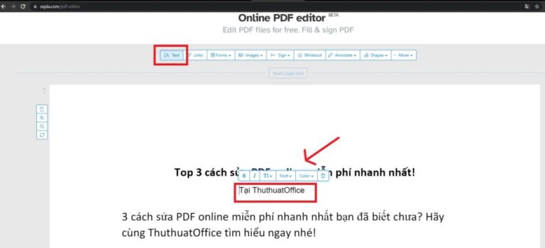 Top 3 cách sửa file PDF online miễn phí nhanh và đơn giản