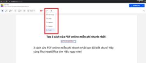 Top 3 cách sửa file PDF online miễn phí nhanh và đơn giản
