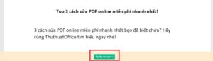Top 3 cách sửa file PDF online miễn phí nhanh và đơn giản