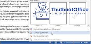 Tuyệt chiêu chèn watermark trong Word với 3 dạng phổ biến
