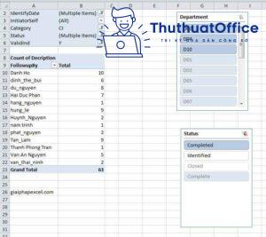Cách sử dụng Pivot Table trong Excel mới nhất (update 2025)
