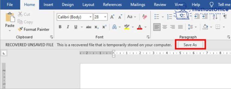 5 mẹo lấy lại file Word chưa lưu siêu đơn giản, dễ thực hiện