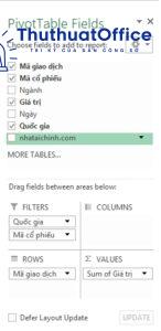 Cách sử dụng Pivot Table trong Excel mới nhất (update 2025)