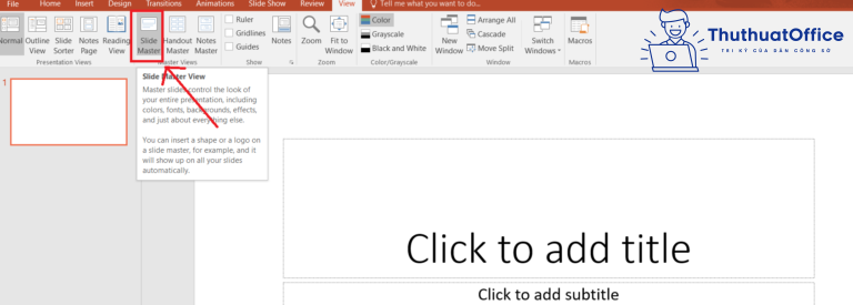 Cách chèn logo vào PowerPoint tránh bị ăn cắp slide (2022)
